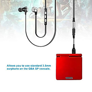 TFSeven 2Pcs Replacement Battery Compatible for Nintendo GBA SP 850mah 3.7V Rechargeable Lithium Ion + AC Adapter 5.2V 450mA Wall Charger Power Supply for GBA Sp Gameboy Anvance Accessories Bundle Kit