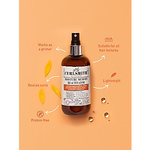 CURLSMITH - Moisture Memory Reactivator - Vegan Refresher Leave In Conditioner for Wavy, Curly and Coily Hair (8oz)