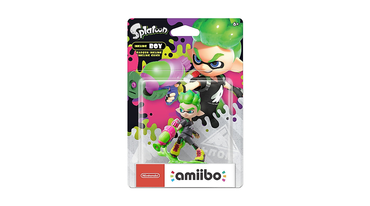 Nintendo amiibo Inkling Boy Neon Green for Switch & Wii U