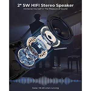 Projector with WiFi and Bluetooth, TURBOAMP 5G Native 1080P Movie Projector, 4K Supported, 300 ANSI Lumen 200" Display Home Movie Theater Projector, Compatible w/TV Stick/Phone/PC/PS5