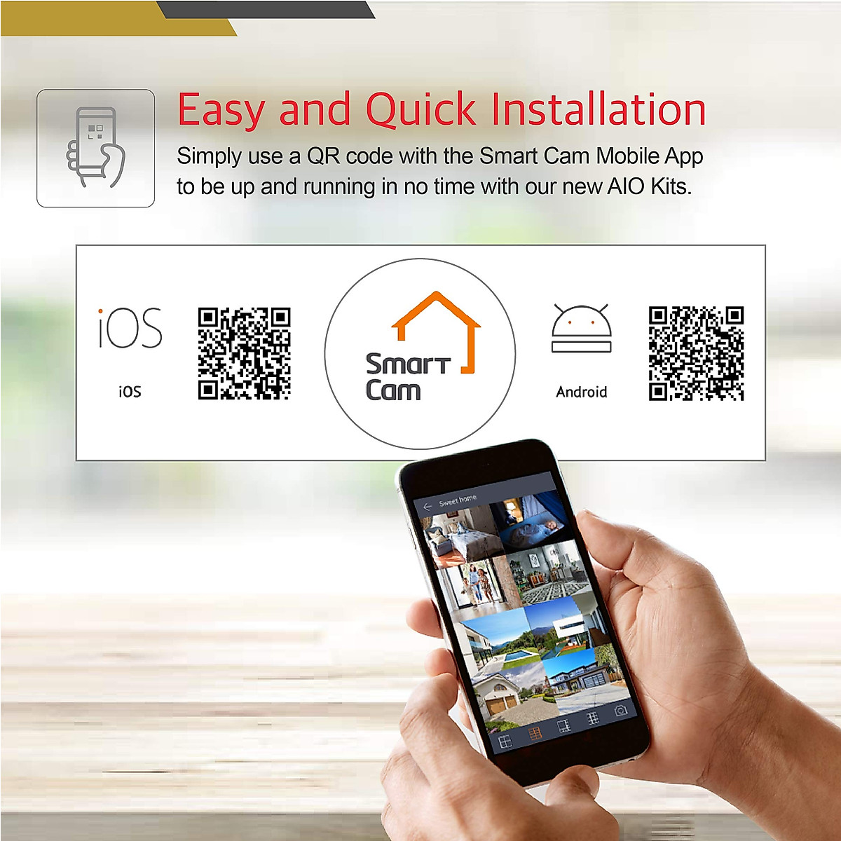 SNH-C6417BN - Samsung Wisenet SmartCam 1080p Full HD Wi-Fi Camera