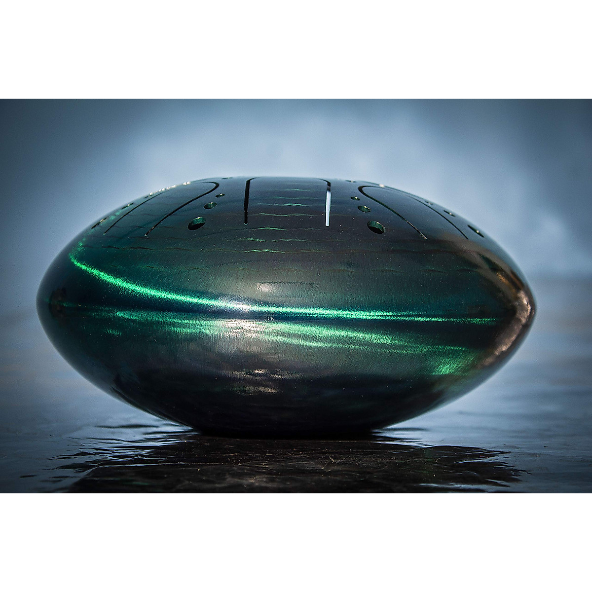 Tank Drum Kosmosky 9" ( 22 cm) KSY-29 "Mirror spiral" B minor / Hand Pan / Steel Drum / Tongue drum / Singing bowl