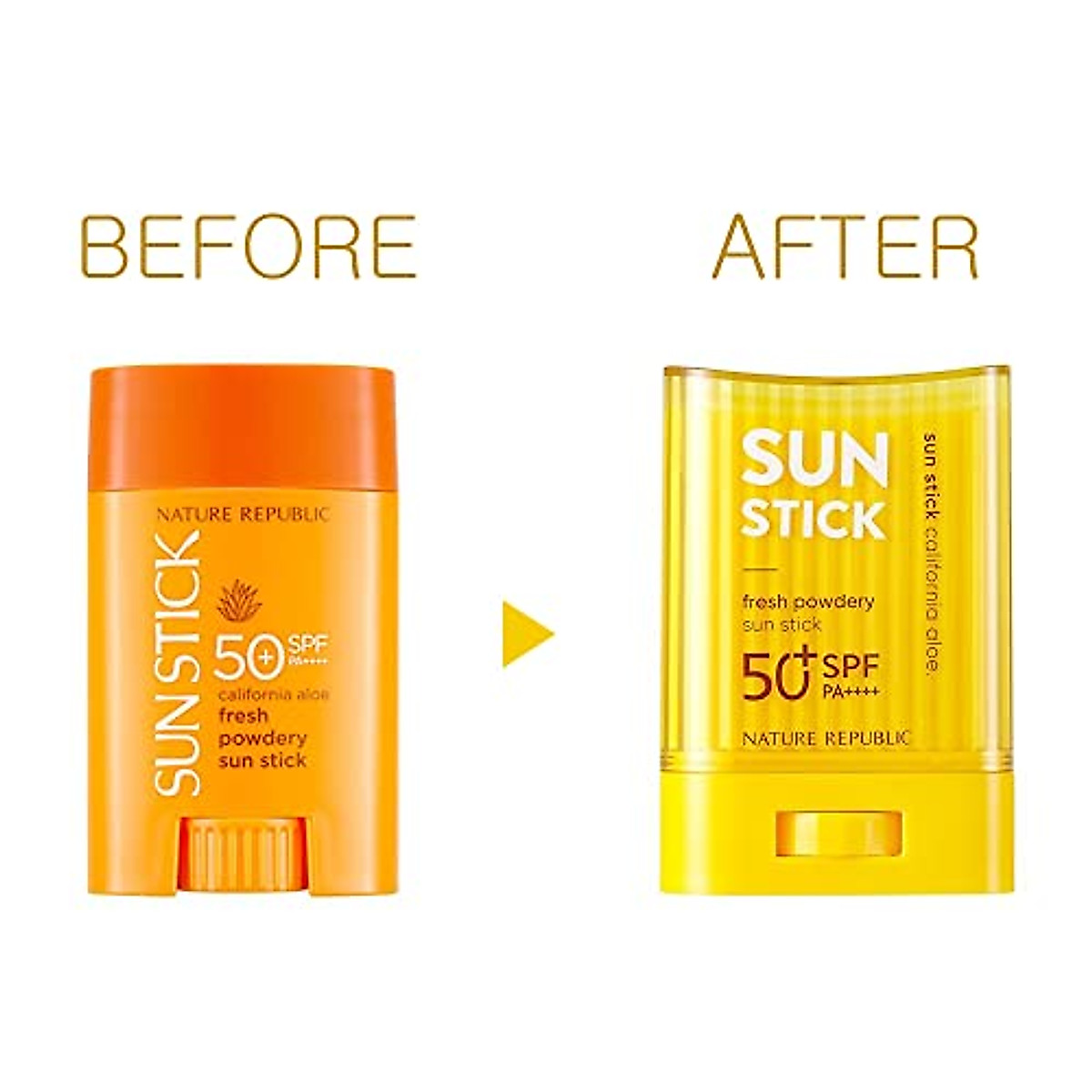 Nature Republic California Aloe Fresh Powdery Sun Stick SPF50+ PA++++ 22g / 0.77 oz.