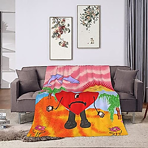 Unique Soft Bed Throws Popular Blanket Novelty Throw Blanket Throw Super Cozy Blanket Gifts for Latino Fans Matter Pride 50X60 in 01