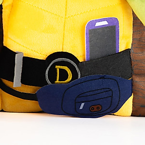 Nickelodeon Teenage Mutant Ninja Turtles Donatello 3D Snuggle Pillow - Super Soft Green Plush Pillow - Measures 15 Inches