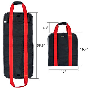 MeloTough Firewood Log Carrier Ballistic Log Tote Bag,Super Stronger Than Canvas Firewood Carrier Log Tote Bag