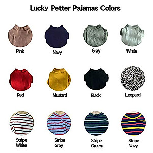 Lucky Petter Dog Pajamas for Small Dog Basic Onesie Doggie Jammies Dog Shirt Stretchable Dog Jumpsuit Bodysuit pjs (2X-Large, Basic Black)