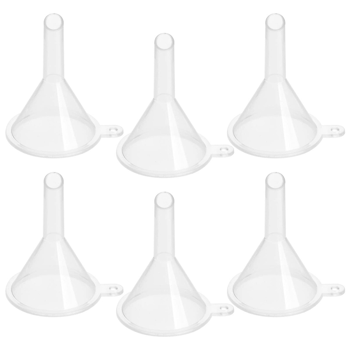 Juvale 48 Pack .5 oz Amber Glass Bottles with Dropper Dispenser and 6 Funnels for Essential Oils, Aromatherapy, Liquids (54 Total Pieces, 15ml)