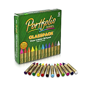 Crayola Oil Pastels Classpack, School Supplies, Water Soluble, 12 Assorted Colors, 300Count