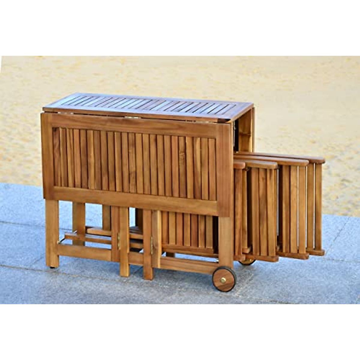 Safavieh Outdoor Living Collection Arvin 5-Piece Dining Set