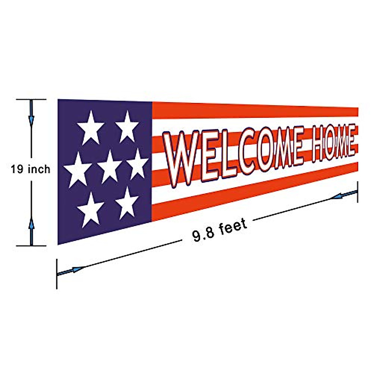 Silvima Welcome Home Banner | Deployment Returning Back Military Army Large Party Decorations
