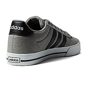 adidas Men's Daily 3.0 Skate Shoe, Dove Grey/Core Black/Cloud White, 9.5