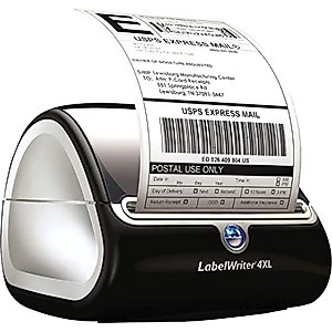 DYMO LabelWriter 4XL Desktop Direct Thermal Printer - Monochrome - Label Print - USB - Silver