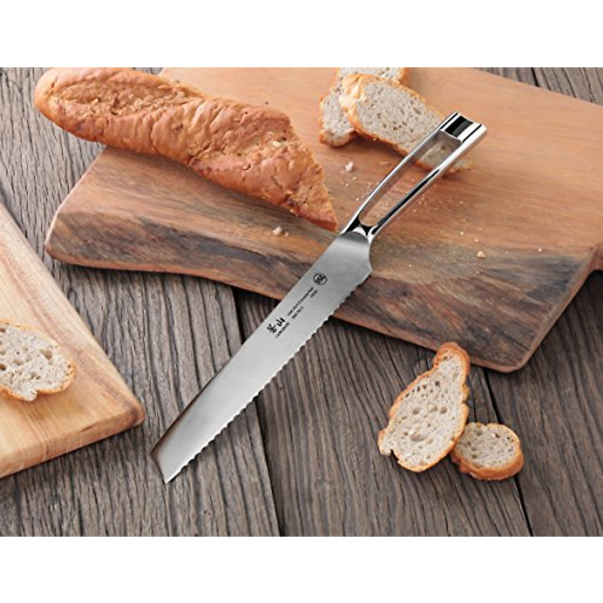Cangshan N1 Series 59793 German Steel Forged Bread Knife, 8-Inch