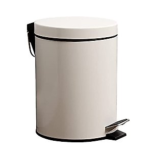 YITIANTIAN Wastebaskets 5 Liter Rectangular Hands-Free Kitchen Step Trash Can with Soft-, Bedroom, Kitchen, Craft Room, Office-Removable Lined Bucket Trash Can Bathroom Kitchen Bedroom