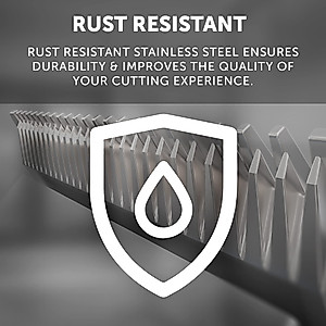 Wahl Competition Blade, Number 30, Full Tooth, Blade Set Animal Clipper, 0.8mm, Replacement Blades, Spare Clipper Blade, Pet Clipper Spares, Stainless Steel, Rust Resistant, Precise Cutting