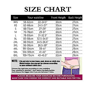 ALINBAIST Waist Trainer Cincher Trimmer Slimming Belt Latex Corset Zipper Body Shaper for Women (XX-Small) Black