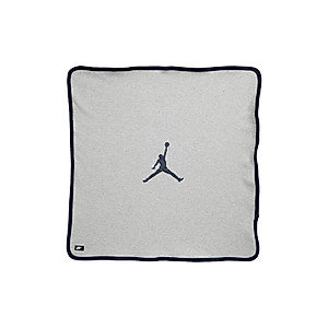 Jordan Baby Boy AJ11 Elevated Bodysuit & Blanket 2 Piece Set (Grey Heather(556727-017)/Blue, 3 Months)