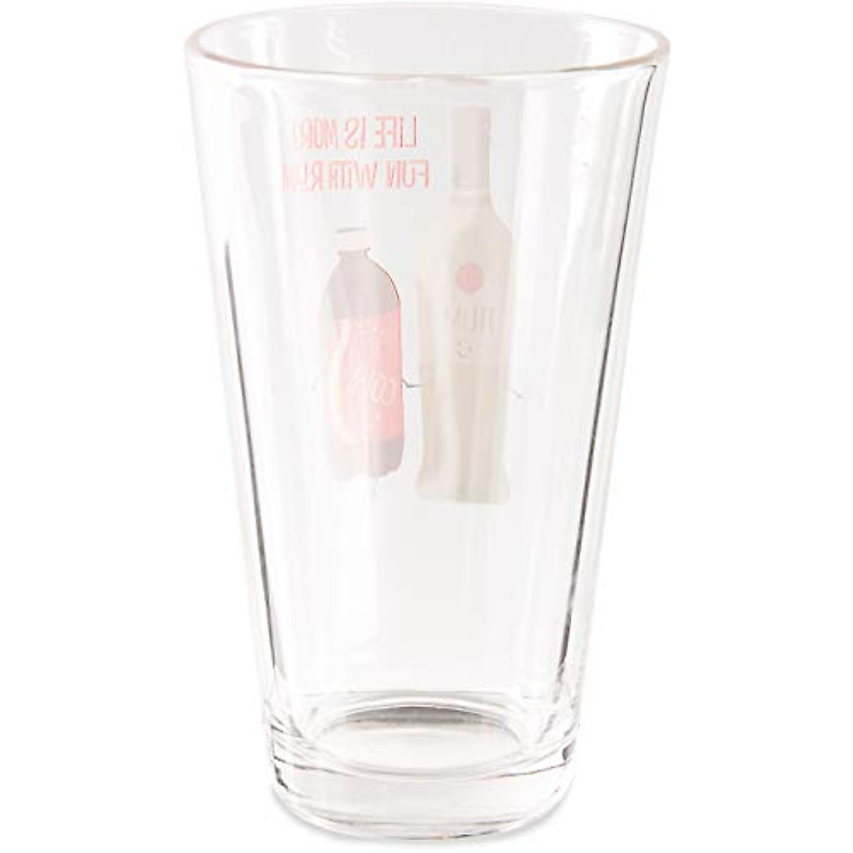 Pavilion - Life Is More Fun With Rum - Rum & Coke - 16 oz Pint Glass Tumbler