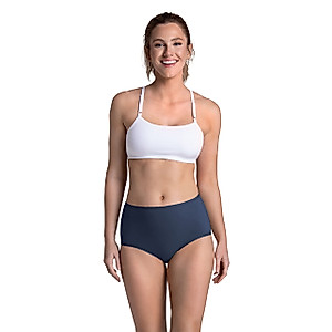 Fruit of the Loom Women's 360 Underwear, High Performance Stretch for Effortless Comfort, Available in Plus Size, Cotton Blend-Brief-6 Pack-Colors May Vary, 6