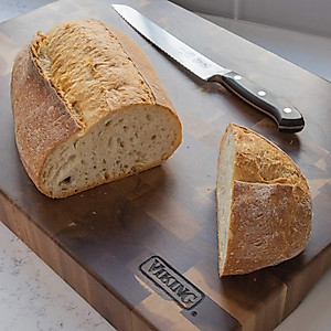 Viking Culinary Professional Cutlery Bread Knife, 8 Inch, Black
