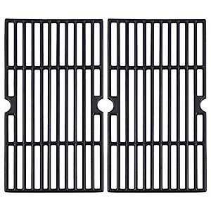 Charbrofire 1767150 1767151 Grill Grates Replacement Parts for Oklahoma Joe’s Grill Accessories 12201767 14201767 15202029 16202046 18202083 1767017 Members Mark GR2234801-MM-00 GR2234802-MM-00