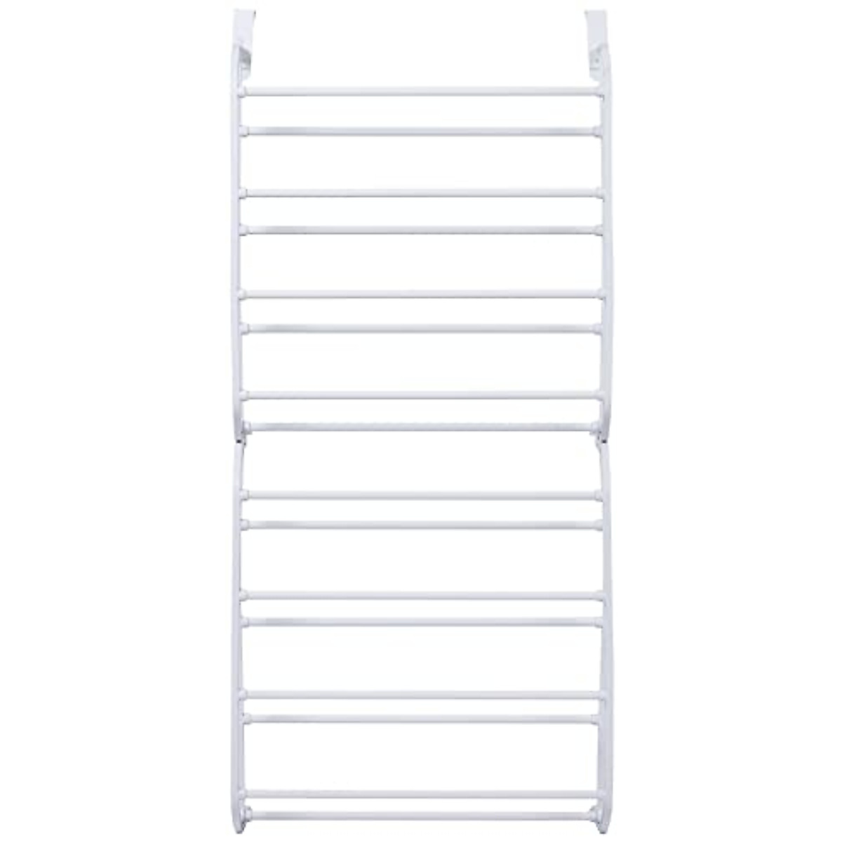 Whitmor 24 Pair Over The Door Shoe Rack-White