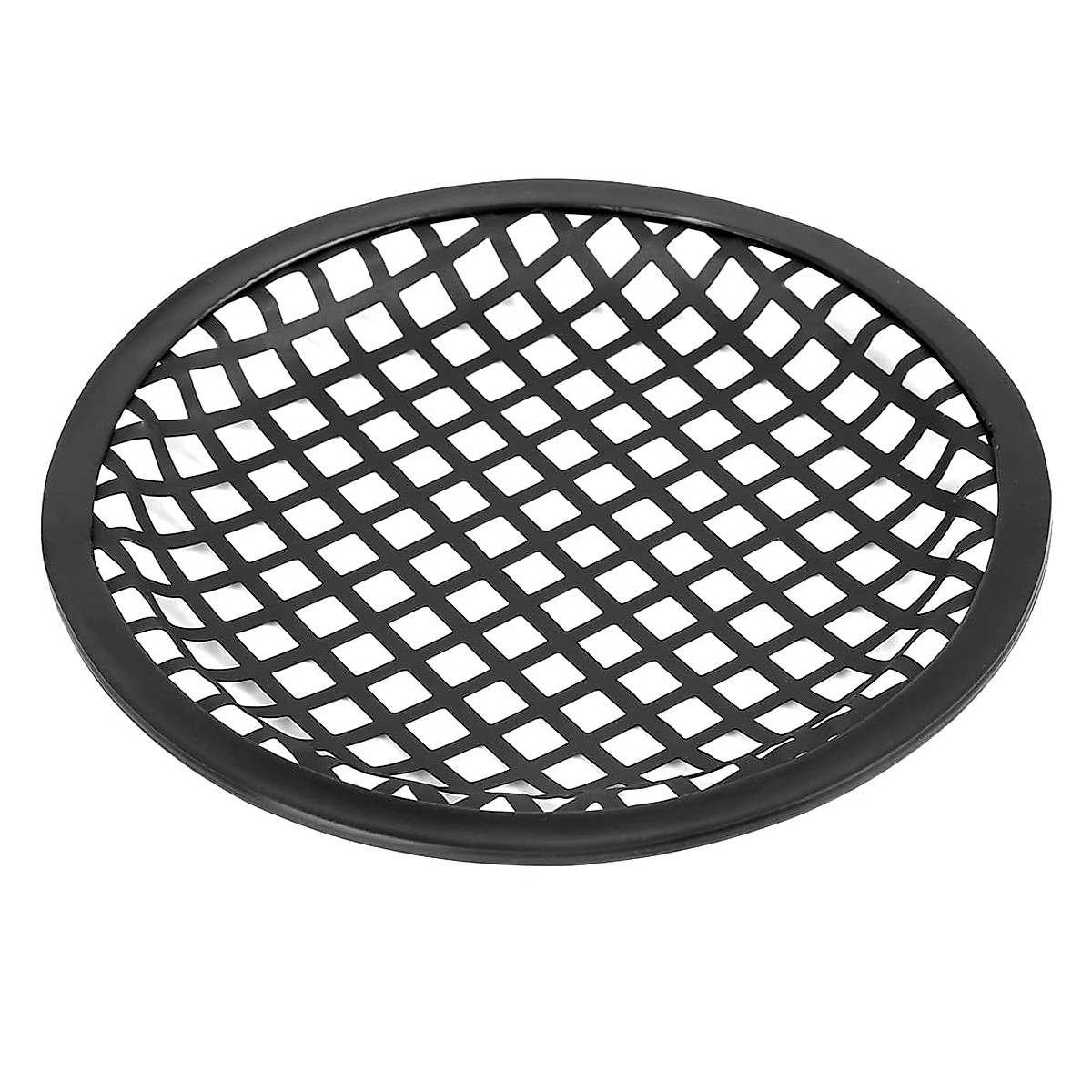 X AUTOHAUX 2pcs 6.5" Black Car Audio Speaker Cover Metal Mesh Subwoofer Grill Horn Guard