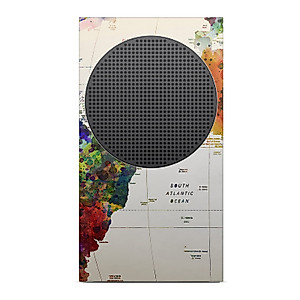 Head Case Designs Officially Licensed Mark Ashkenazi Map of The World Art Mix Matte Vinyl Sticker Gaming Skin Case Cover Compatible with Xbox Series S Console
