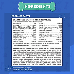 WONDER PAWS Daily Multivitamin Chews Plus Milk Thistle Drops - for Dog Immune Support, Heart Health, Liver, Detox & Overall Wellness - Multivitamin 60 Chews - Milk Thistle 2 Ounces