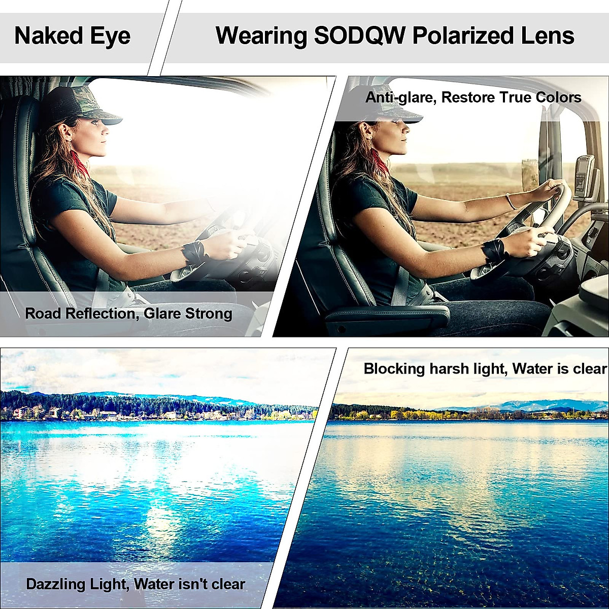 SODQW Aviator Sunglasses for Women Men Oversized with Metal Frame, Mirrored Polarized Aviator Sunglasses with UV Protection