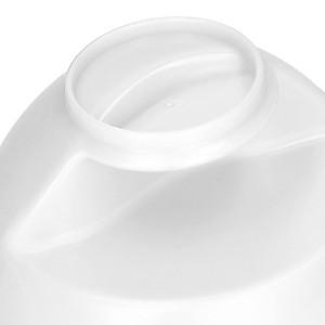 Hidyliu 2-in-1 Double Compartment Cereal Bowl with Separate compartments for Cereal, Milk, Potato Chips and Ketchup(White)