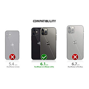 ZUSLAB Nano Silicone Case Compatible with Apple iPhone 12/ iPhone 12 Pro 2020, Liquid Silicone Rubber Shockproof Soft Full Protection Cover - Neon Pink