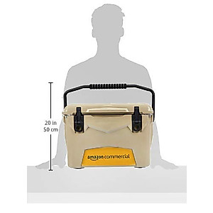 AmazonCommercial Rotomolded Cooler, 20 Quart, Tan