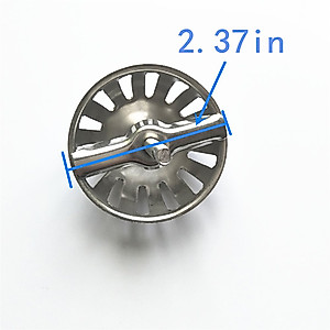 Peterbell Strive Urinal Strainer, Commercial Washout Urinal With Top Spud Filter funnel,Leaky cover,ceramics,White,Chrome finish (Chrome finish)