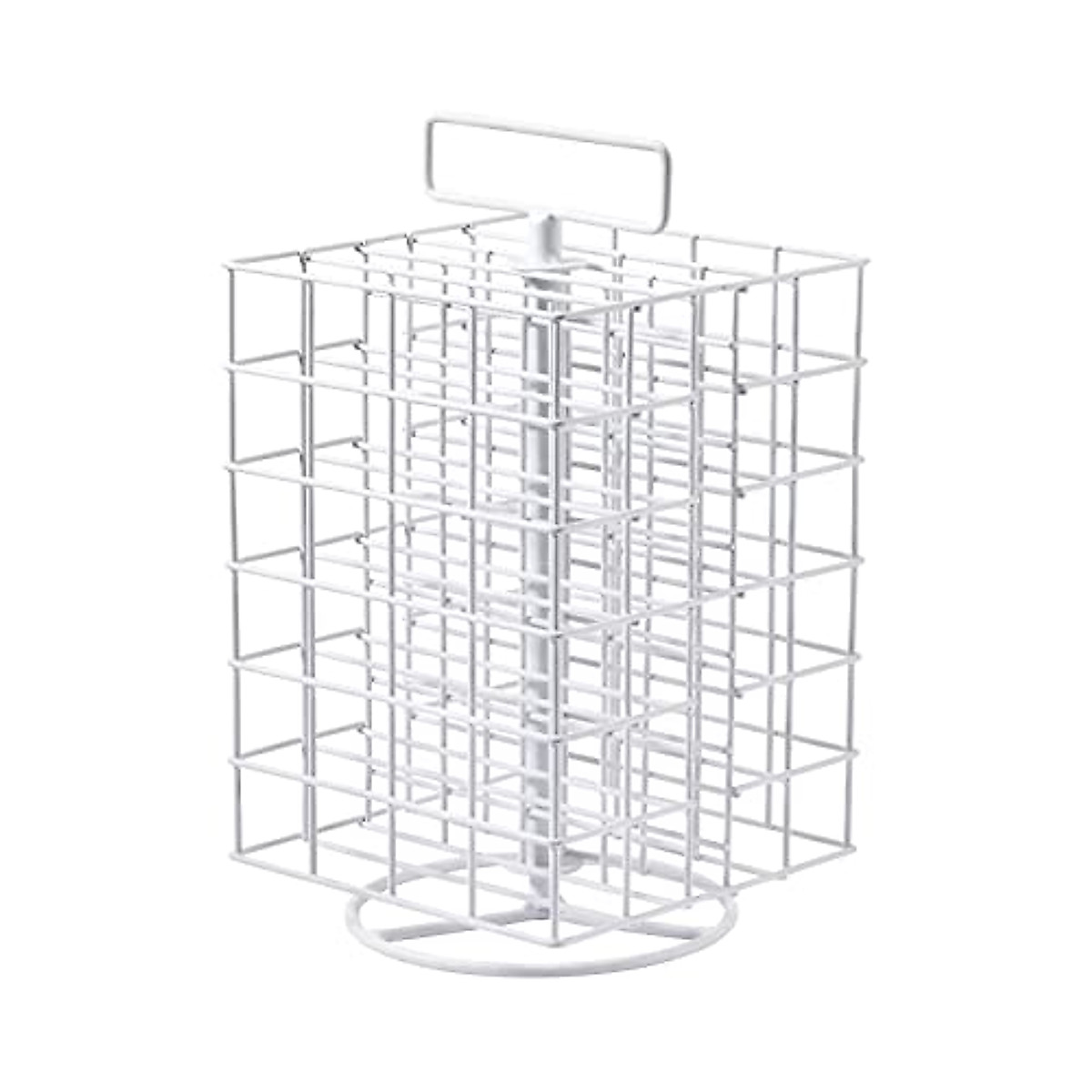 White Paint Storage Spinner by Craft Smart - Paint Tower Organizer Holds Up to 48 2oz Bottles - 1 Pack
