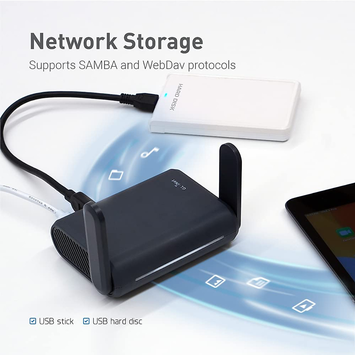GL.iNet GL-A1300 (Slate Plus) Wireless VPN Encrypted Travel Router & GL-AR300M16-Ext Portable Mini Travel Wireless Pocket Router