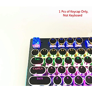Handmade Resin R4 Keycap Jewelry Blue Pink 2.0 for Cherry MX RGB Gaming Mechanical Keyboard