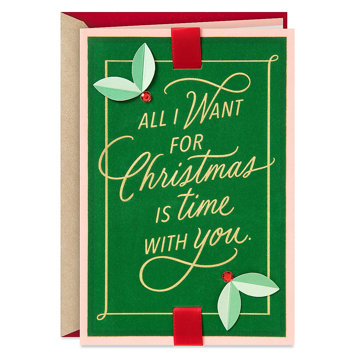 Hallmark Romantic Christmas Card (All I Want for Christmas)