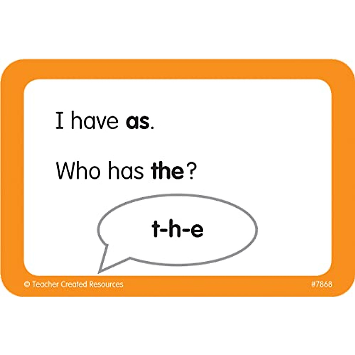 Teacher Created Resources I Have. Who Has.? Sight Words Grade K (7868)