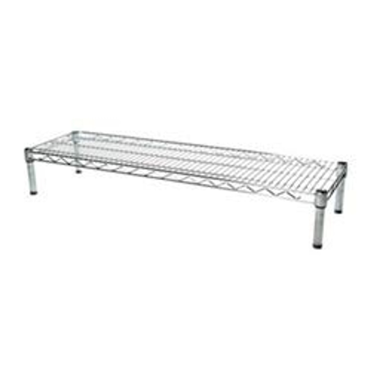 Shelving Inc. 24" d x 72" w Chrome Wire Shelving with 1 Shelf