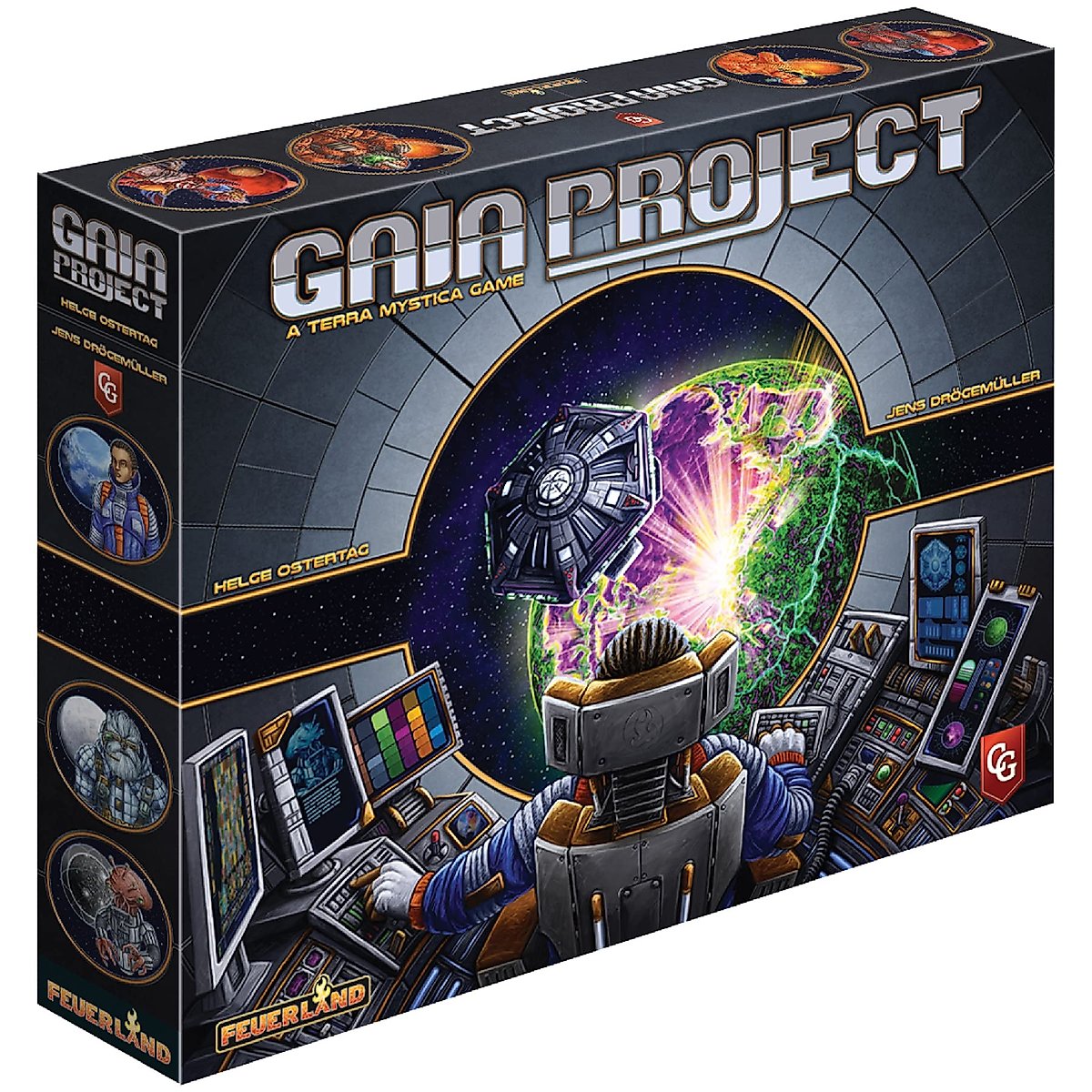 Capstone Games: Gaia Project, Strategy Board Game, A Follow Up Game from Terra Mystica, Includes a Challenging Solo Mode, 1 to 4 Players, Ages 14 and Up