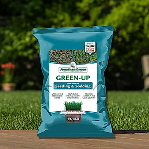 Jonathan Green (11540) Green-Up Lawn Food for Seeding & Sodding - 12-18-8 Grass Fertilizer (1,500 Sq. Ft.)