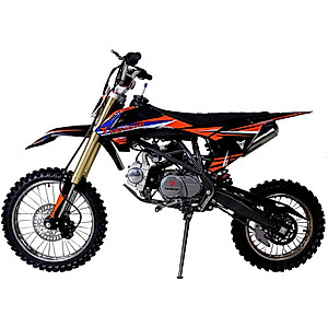 X-PRO 125cc Dirt Bike Pit Bike Kids Dirt Pitbike 125 Dirt Pit Bike (White)