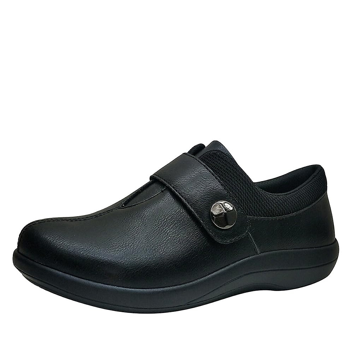 Alegria Women's Danni Jet Black Comfort Slip On Shoes 9.5-10 Wide Width US