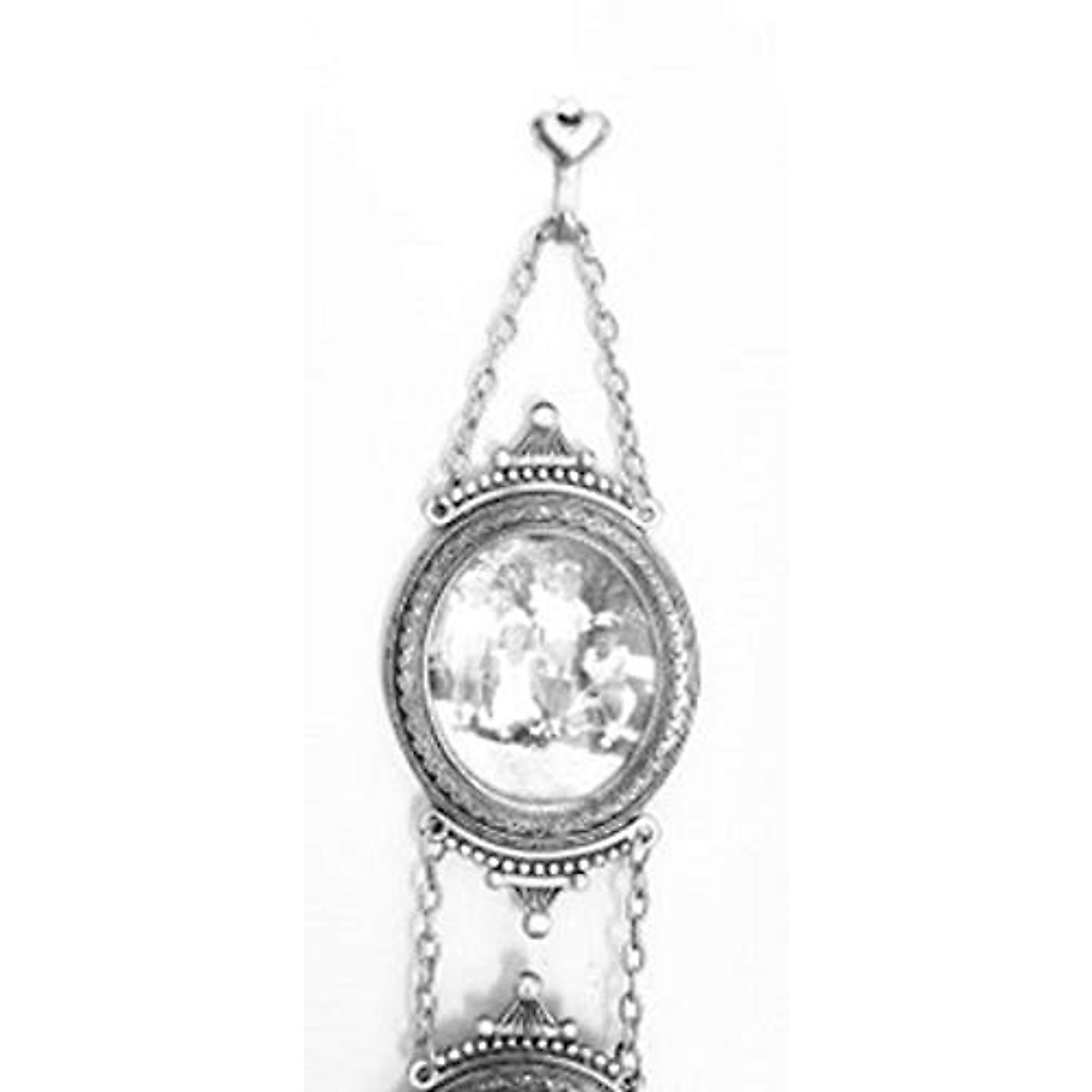 Norma Jean Designs 3PC Set Mini Heart Hooks, Antique Silver