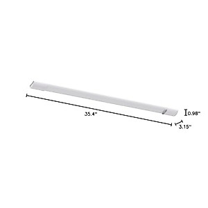 Sararoom 3ft LED Shop Light Fixture 30W LED Tube Light, 3600lm, 4000K Neutral White, 90cm 35.4inch LED Garage Closet Light Ceiling Light for Office Home Basement, No Plug, No Ground Wire