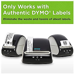 DYMO LabelWriter 550 Direct Thermal Barcode Label Printer, USB Connectivity - 62 Labels Per Minute, Auto Label Recognition, Monochrome Label Maker, Printer_Cable