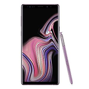 Samsung Galaxy Note 9 Factory Unlocked Phone with 6.4" Screen and 128GB (U.S. Warranty), Lavender Purple
