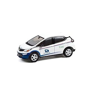 United States Postal Service 2017 Chevy Bolt, White and Blue - Greenlight 30263/48-1/64 Scale Diecast Model Toy Car